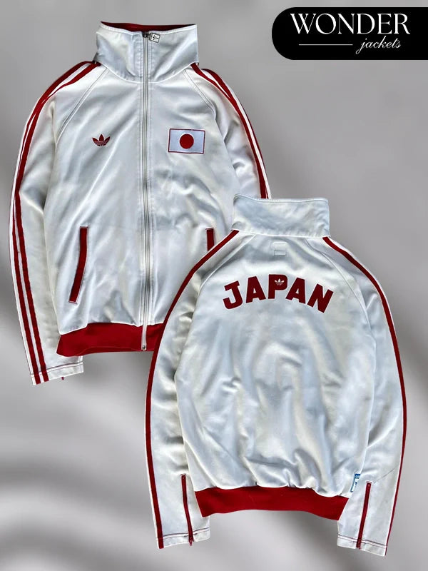 Vintage Adidas Japan Jacket | White Olympic Track Jacket – The Wonder ...