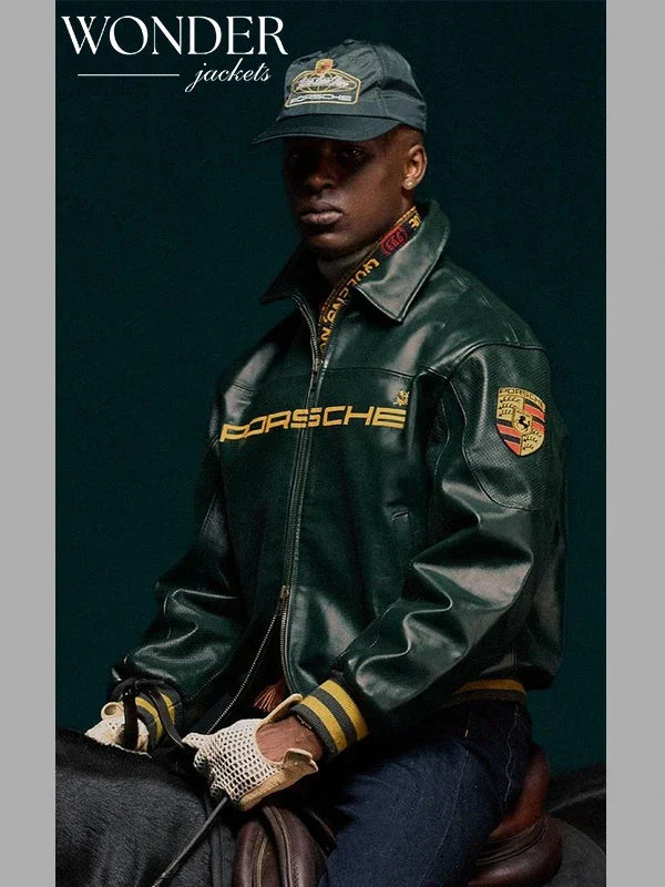 Buy Aime Leon Dore × Porsche Leather Jacket | ALD Porsche Jacket – The ...