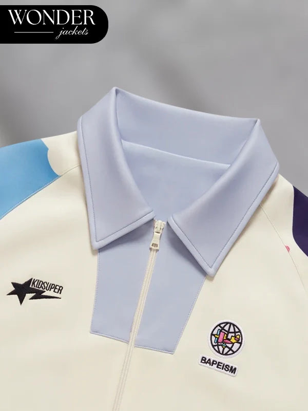 Bape x Kidsuper Patchwork Track Jacket - The Wonder Jackets