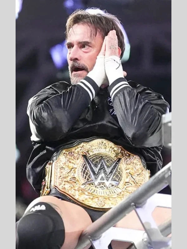 Buy CM Punk Larry’s Dad Jacket Black - The Wonder Jackets
