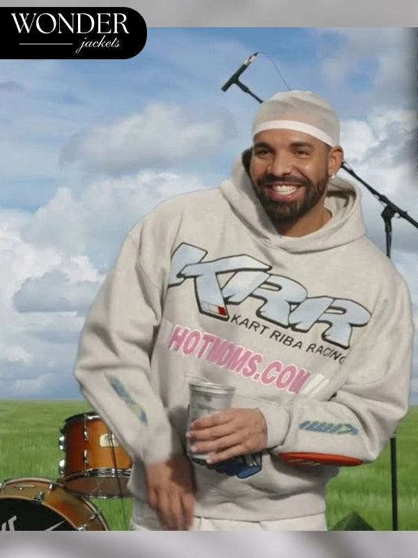 Drake Kart Riba Racing Hoodie | Drake KRR Hoodie Grey – The Wonder Jackets