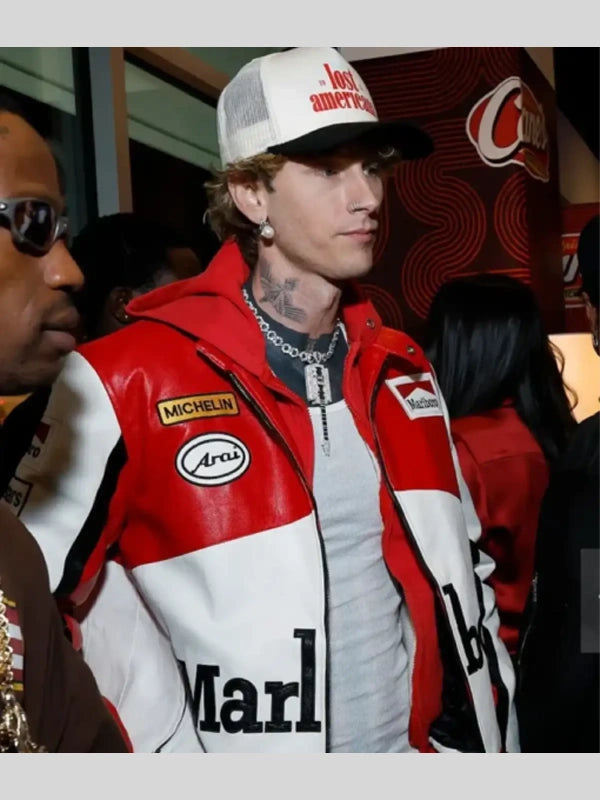 Buy MGK Las Vegas F1 Grand Prix Leather Jacket - The Wonder Jackets