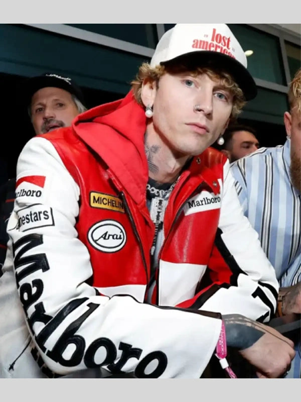 Buy MGK Las Vegas F1 Grand Prix Leather Jacket - The Wonder Jackets