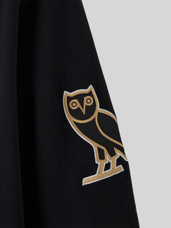 Buy OVO X STARTER Team Script Hoodie Black - The Wonder Jackets